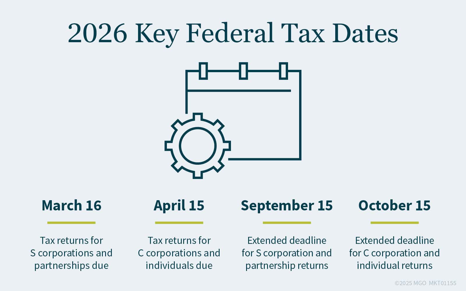 2026 Tax Deadlines Key Dates Your Business Needs To Know