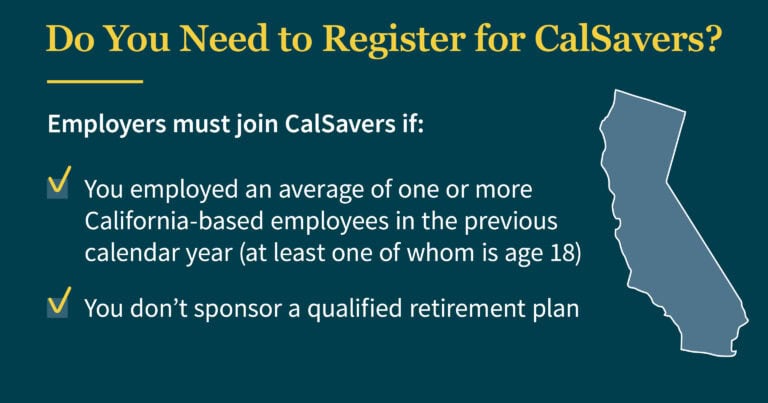 California Employers: Did You Miss the CalSavers Deadline?